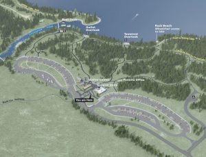 map of Jenny Lake campground, Grand Teton National Park – Mary Donahue